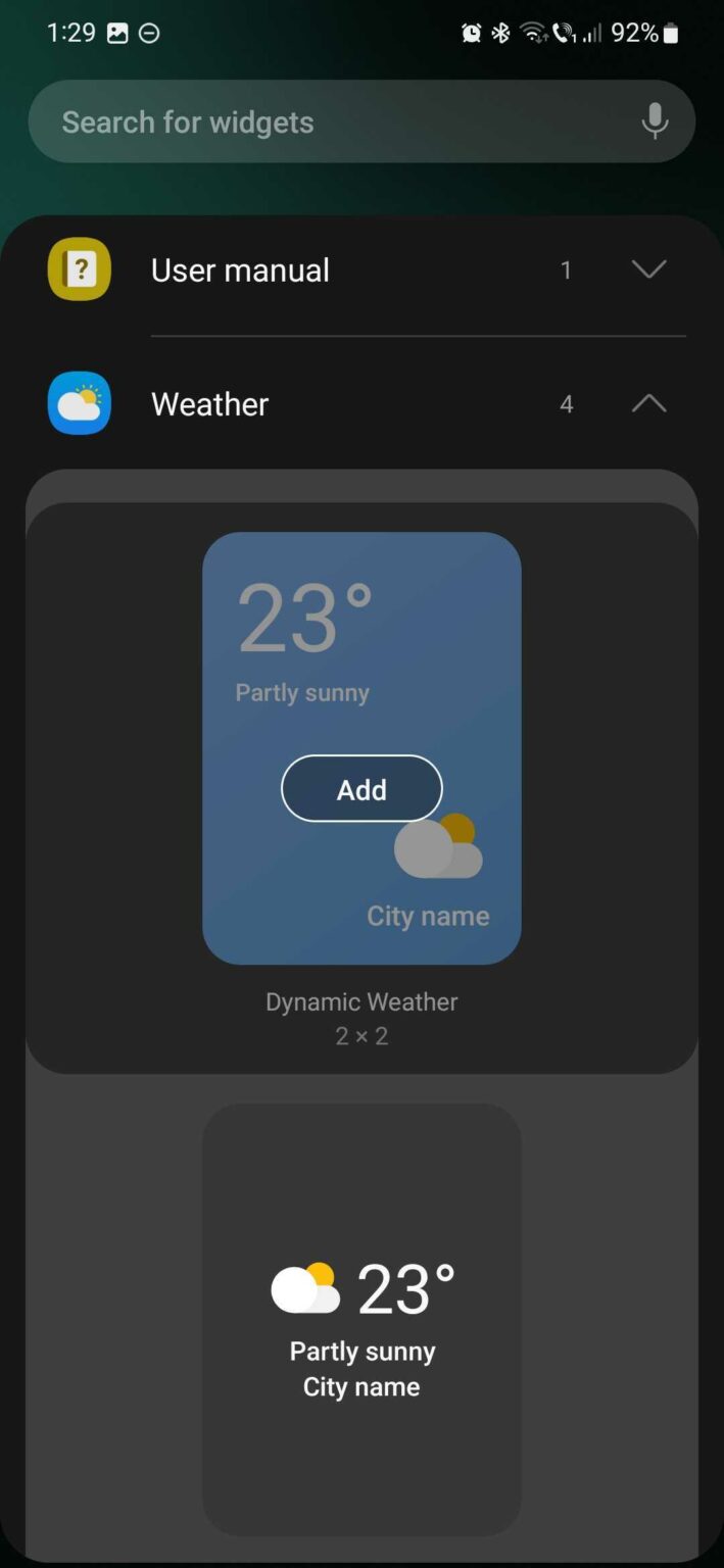 Samsung Weather Week: Information at a glance through widgets - SamMobile