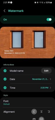Samsung Camera Week: Set up your custom watermark with ease - SamMobile
