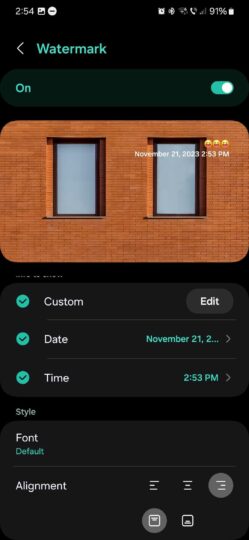 Samsung Camera Week: Set up your custom watermark with ease - SamMobile