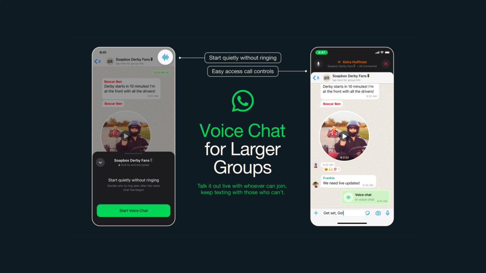 WhatsApp is making voice chats easier with a large group of people ...