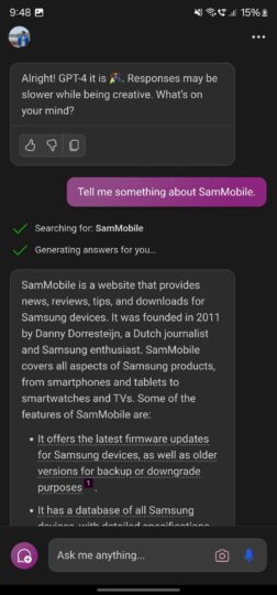 ChatGPT-like Microsoft Copilot AI chatbot app launched for Android ...