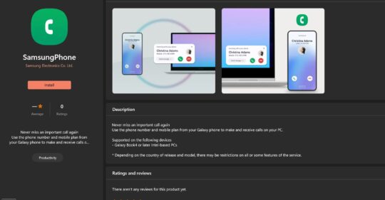 Samsung Phone app available for Windows-based Galaxy Book laptops ...