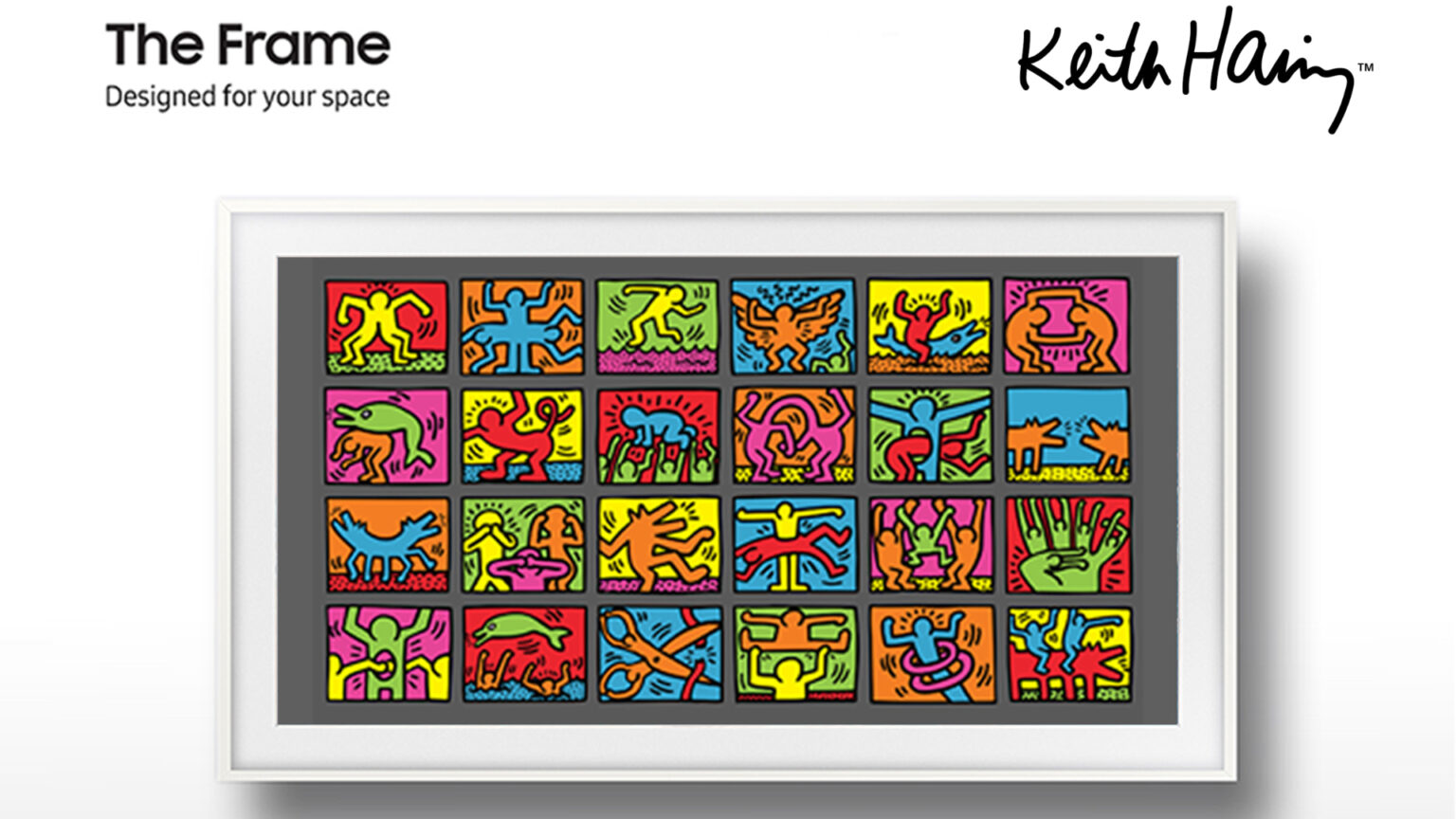 Samsung brings Keith Haring's modern art collection to The Frame TV ...