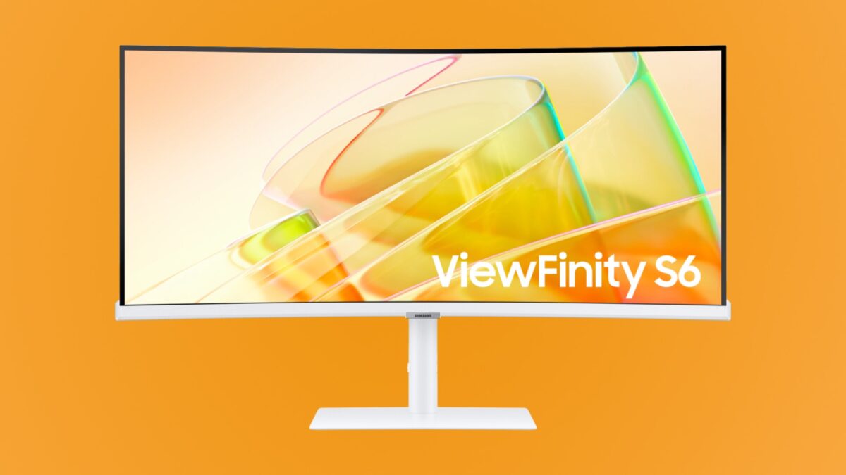 Samsung ViewFinity S6 S65TC 34-inch monitor with Thunderbolt 4 ports ...