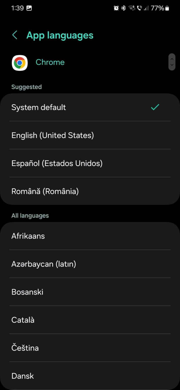 Setting up per-app languages on Samsung Galaxy devices - SamMobile