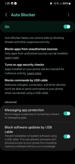 Keep your Galaxy device safe with Auto Blocker in One UI 6.0 - SamMobile