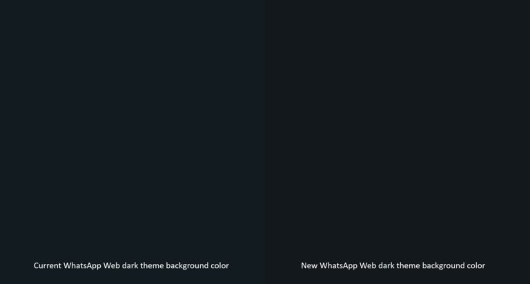 WhatsApp web client's dark theme to get subtle improvements - SamMobile