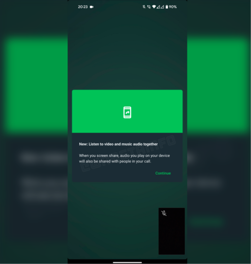 WhatsApp testing audio sharing over video calls on Android - SamMobile