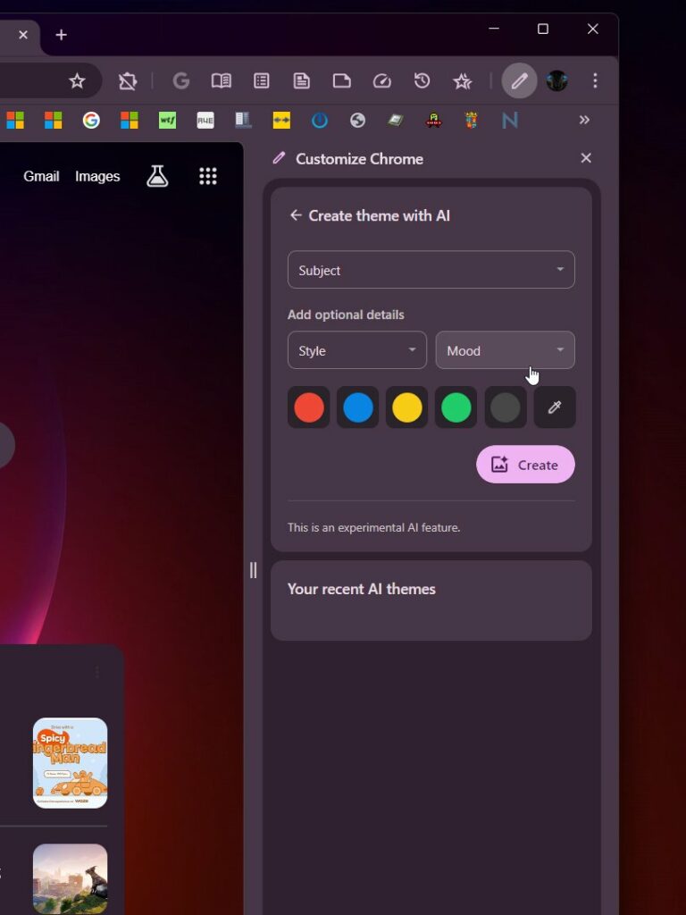 Google Chrome could soon let you deploy AI to generate a theme - SamMobile