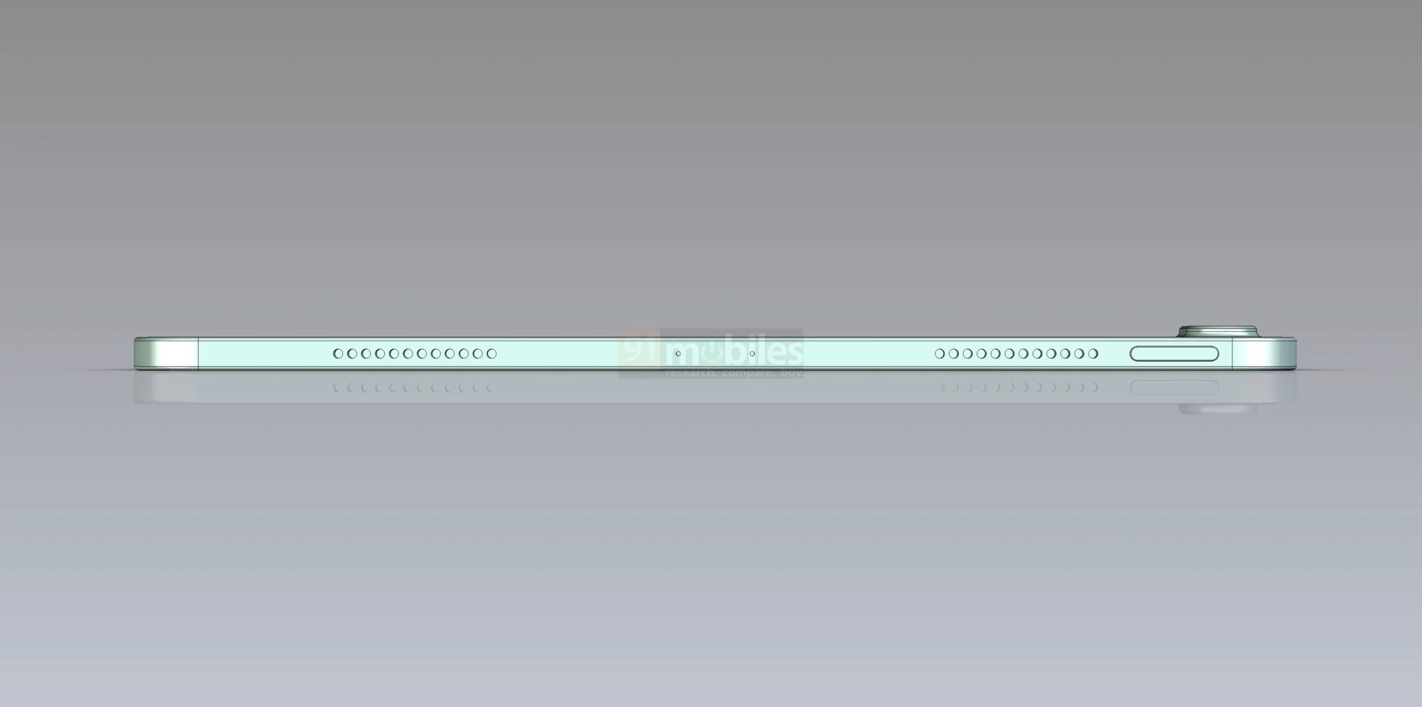 Apple iPad Air 12.9 renders leak, revealing new camera design - SamMobile