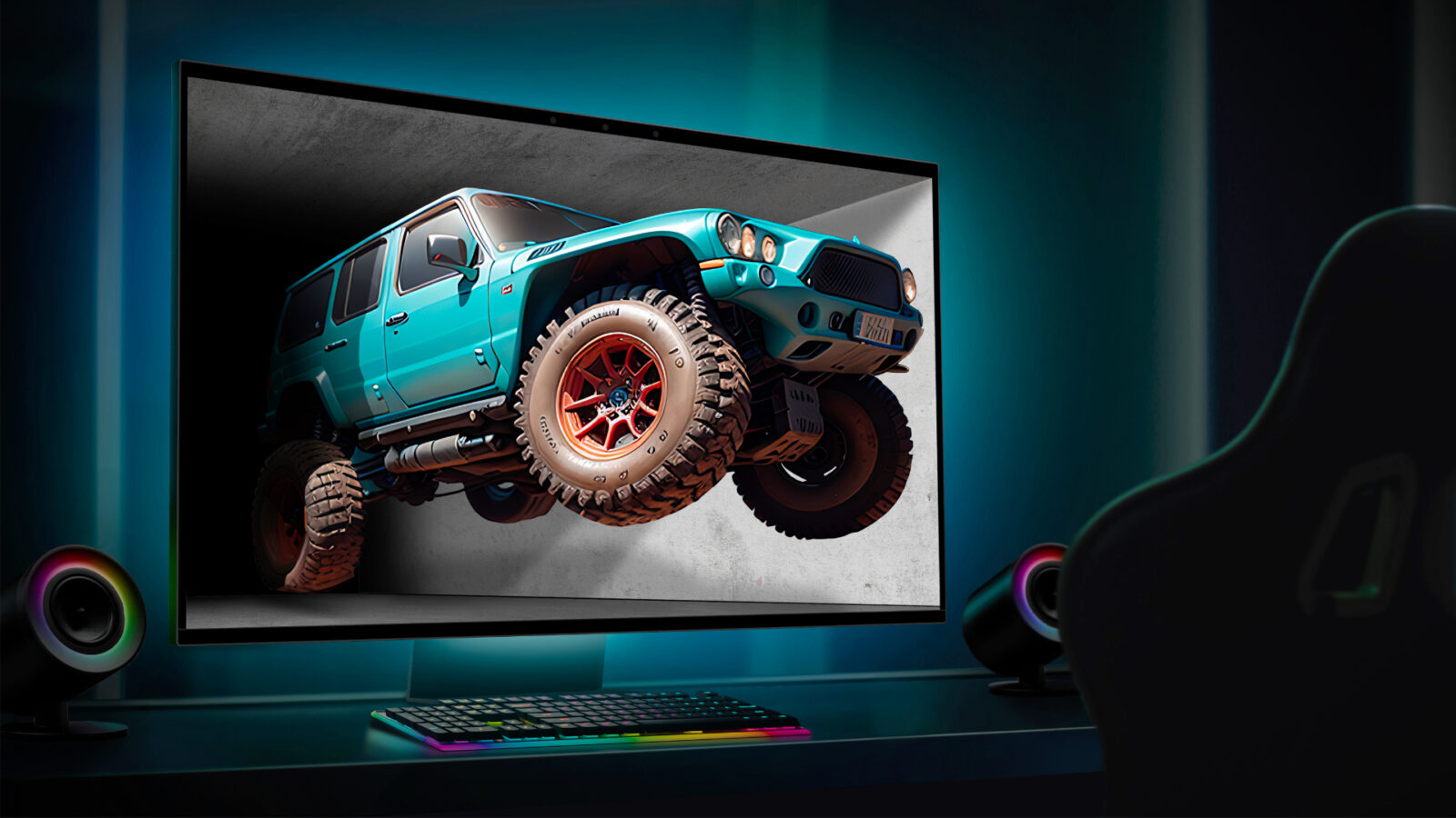 Samsung's 3D gaming monitor has eye and head tracking, teased at CES ...