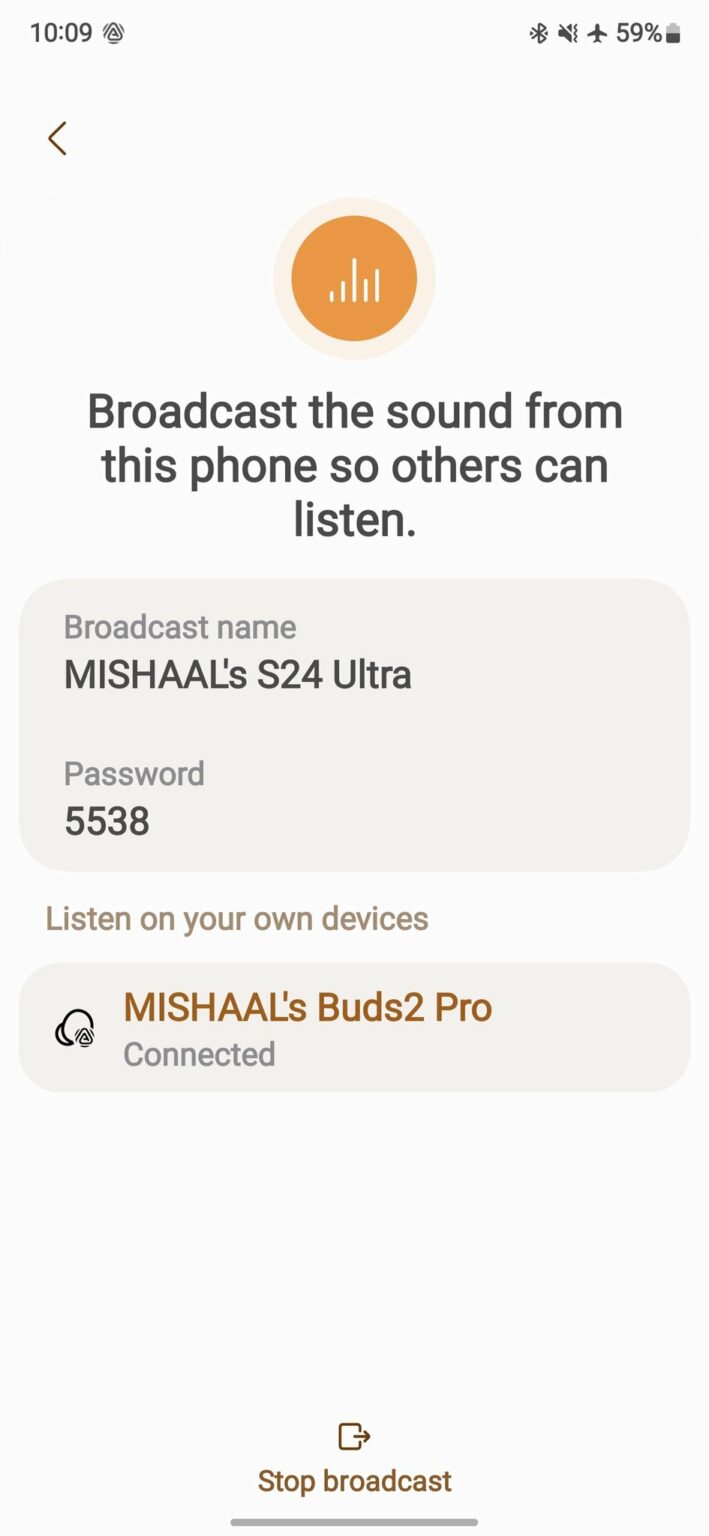 Samsung One UI 6.1 lets you start Bluetooth Auracast broadcasts - SamMobile