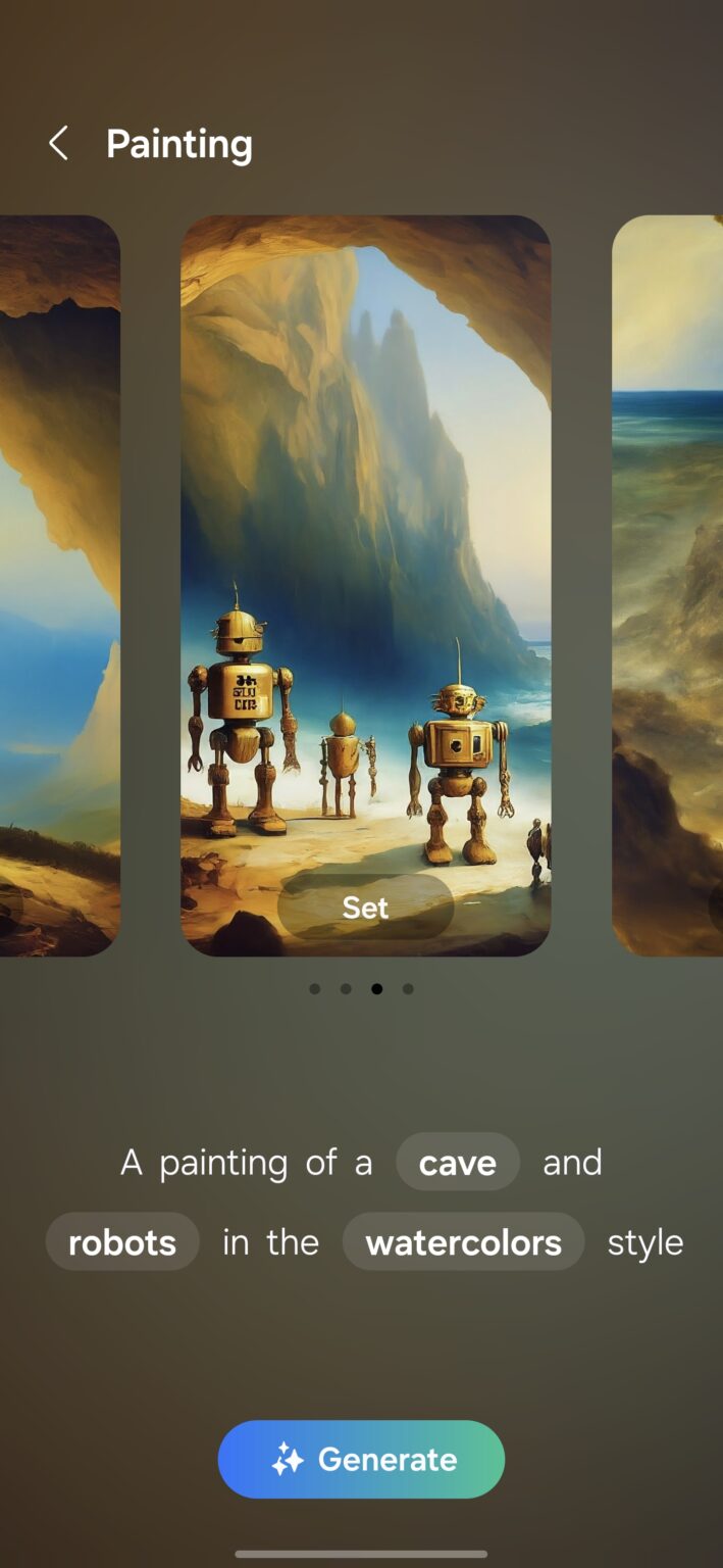 Make your Galaxy S24 unique with AI Generative wallpapers - SamMobile