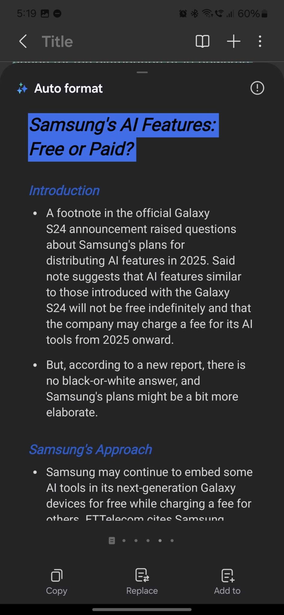 Integrating Galaxy S24 AI tools into your Samsung Notes workflow ...