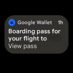 Google Wallet on your Galaxy Watch to now display flight boarding ...