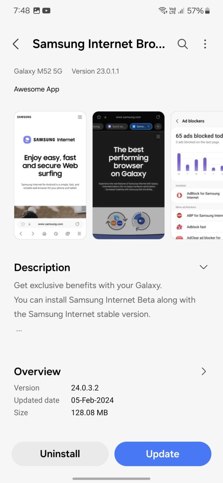 A new Samsung Internet Browser Beta version is rolling out - SamMobile
