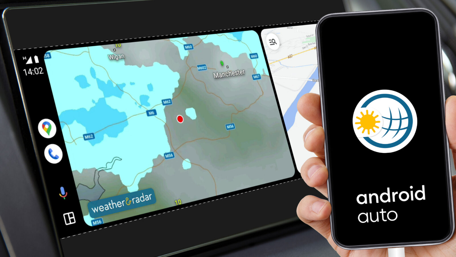 Weather & Radar adds more features to its app for Android Auto - SamMobile