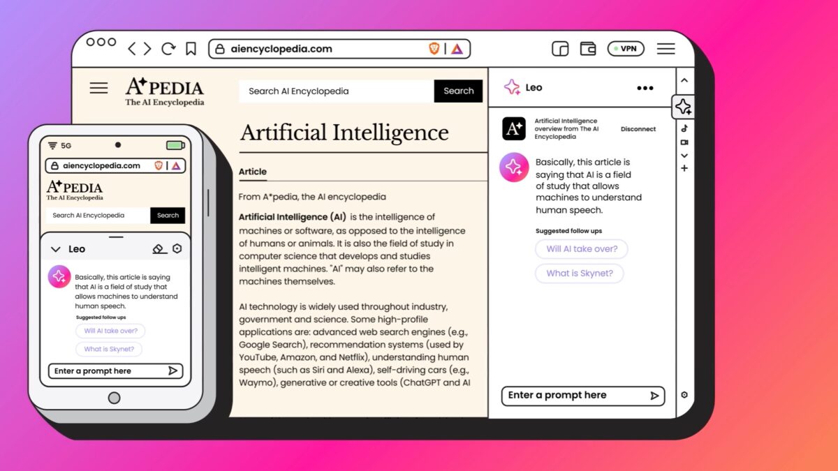 Brave web browser gets AI assistant on Android - SamMobile