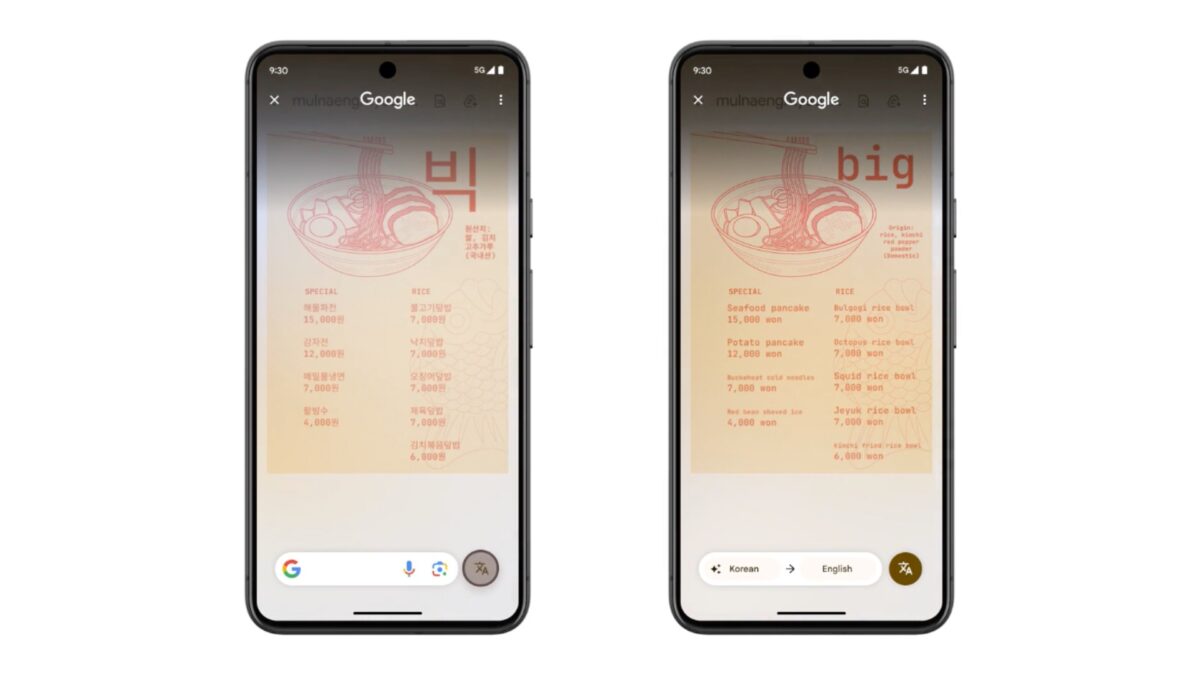 Google releases instant language translation with Circle to Search ...