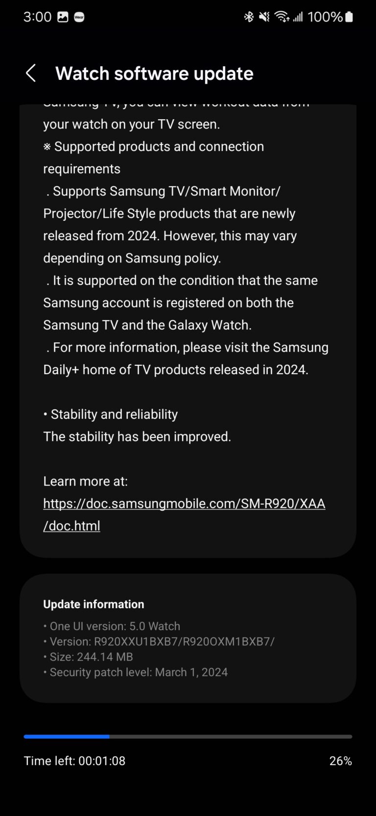Samsung Galaxy Watch 5 Pro gets TV integration with new update - SamMobile