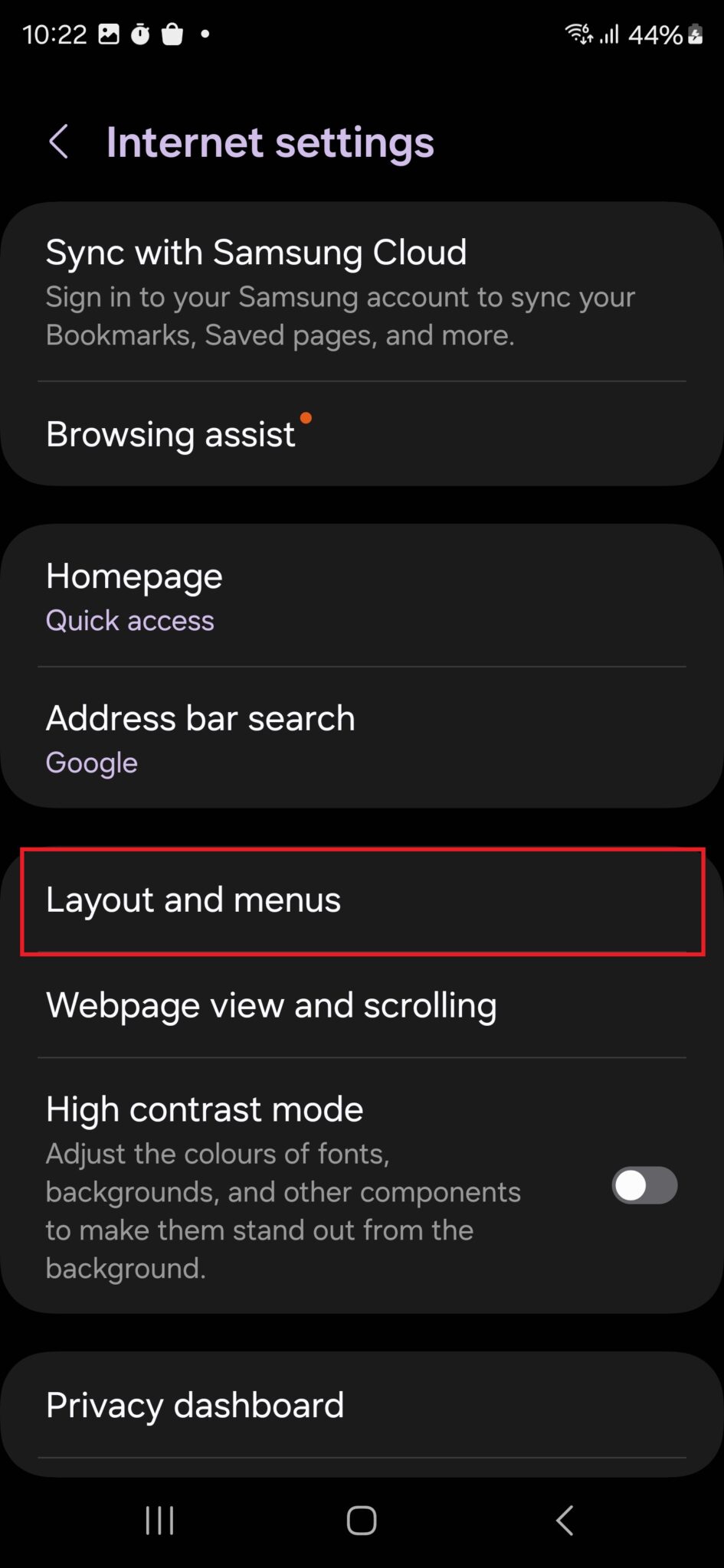 Persistent menu bars come to stable Samsung Internet app - SamMobile