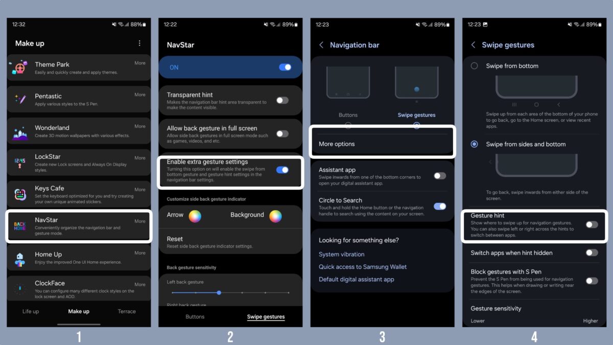 One UI 6.1 tip: How to hide navigation gesture bar on Galaxy devices ...