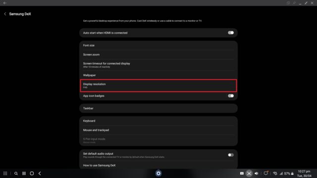 How to enable 4K display resolution in Samsung DeX - SamMobile