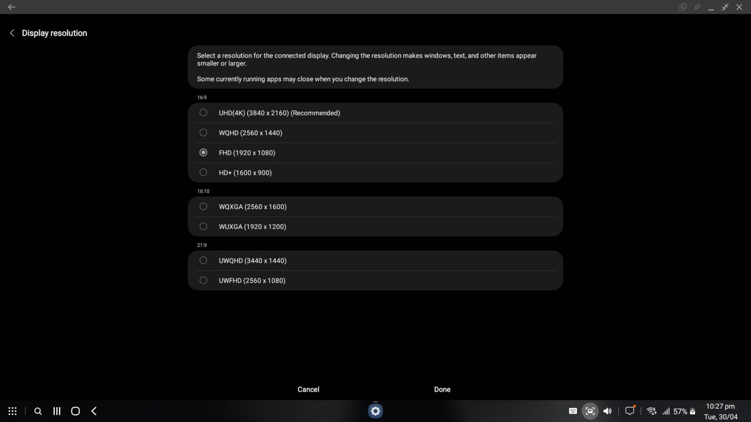 How to enable 4K display resolution in Samsung DeX - SamMobile