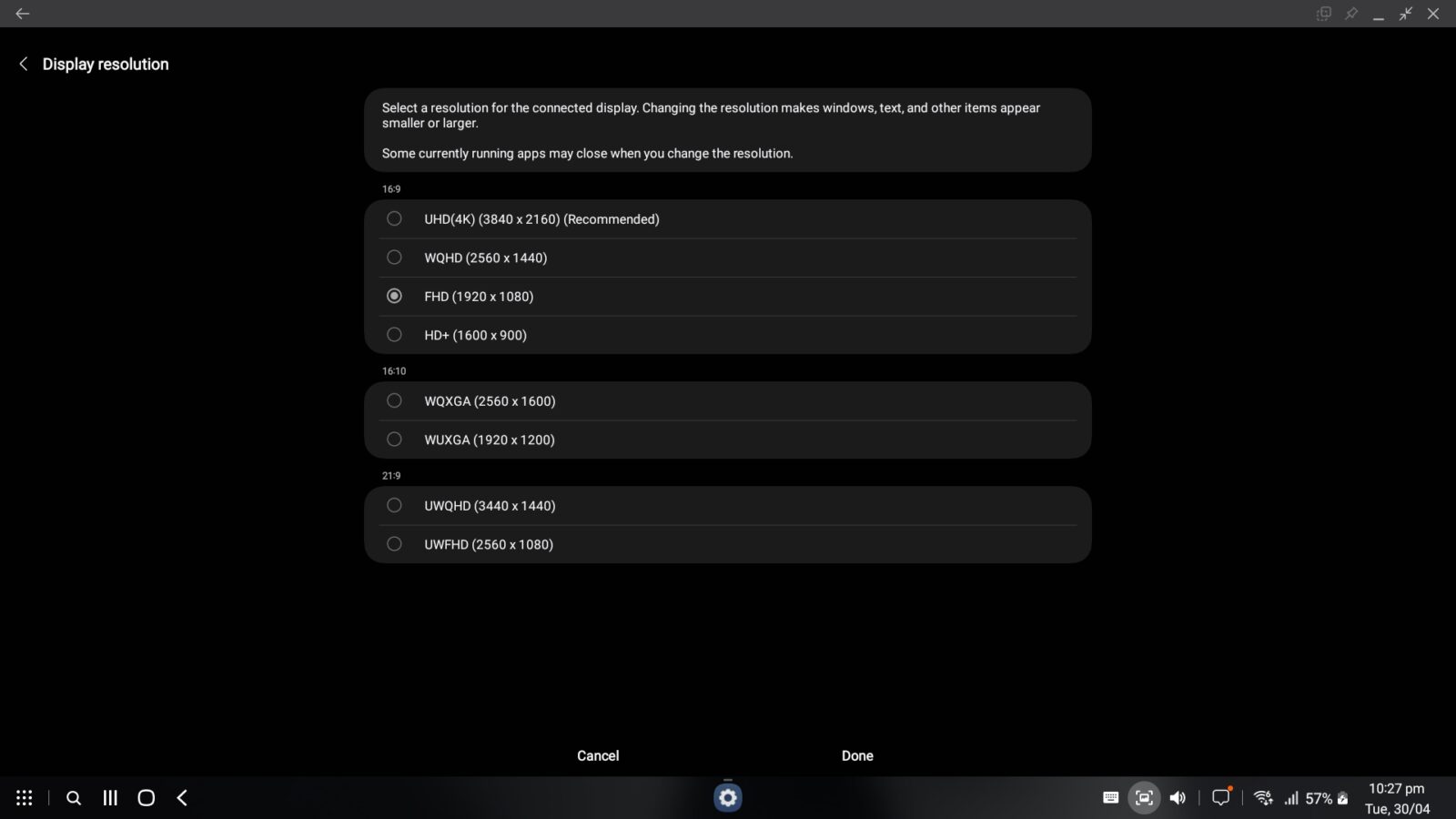 How to enable 4K display resolution in Samsung DeX - SamMobile