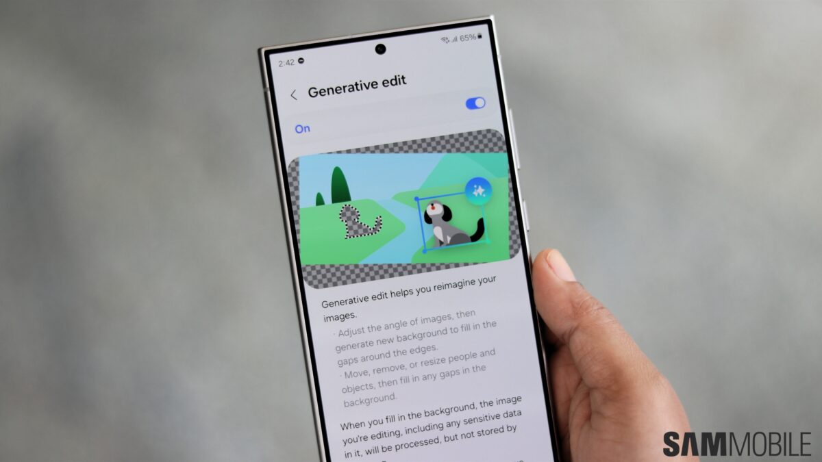 Galaxy AI: Take advantage of One UI 6.1's powerful image editing tools ...
