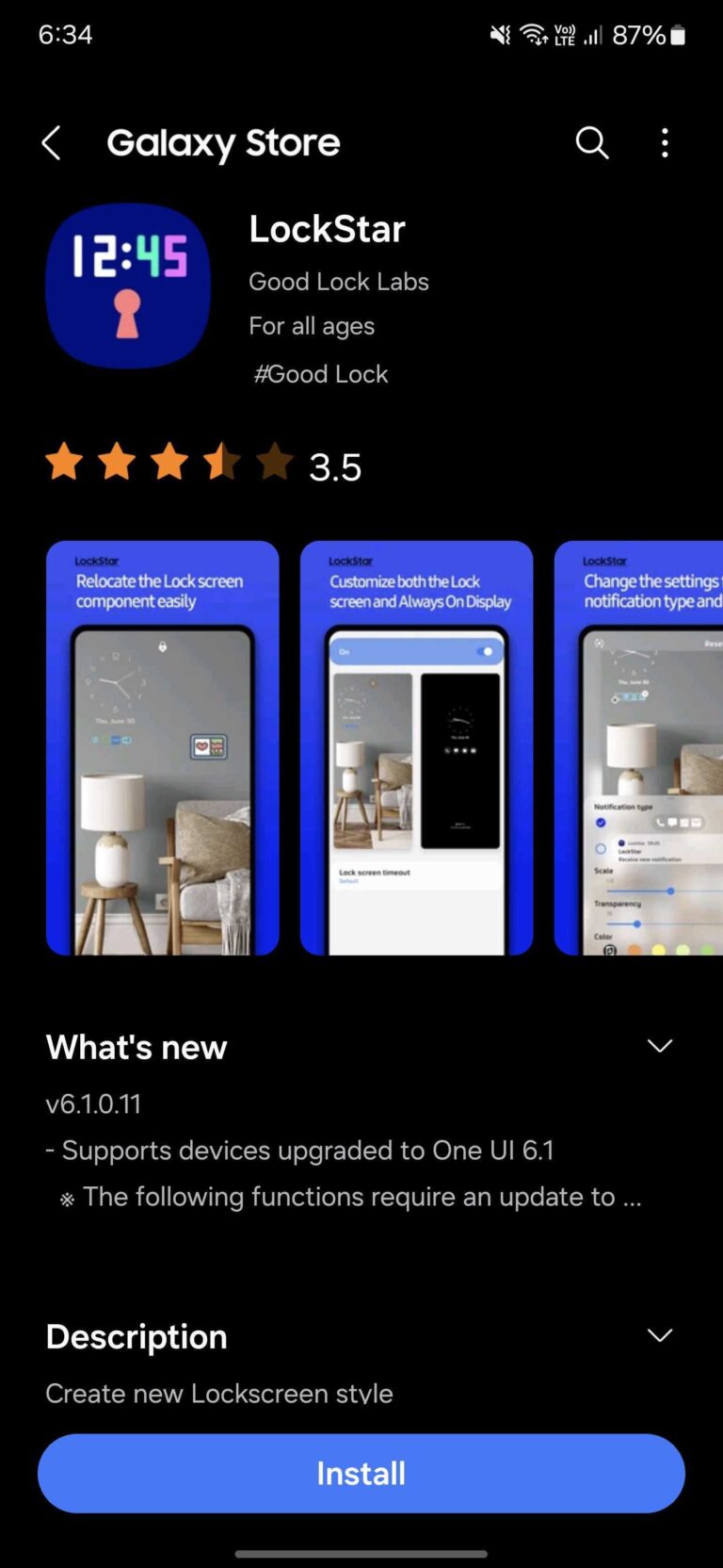 LockStar update brings AoD brightness settings to One UI 6.1 - SamMobile
