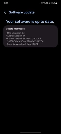 A software update arrives for... Software Update app on Samsung phones ...