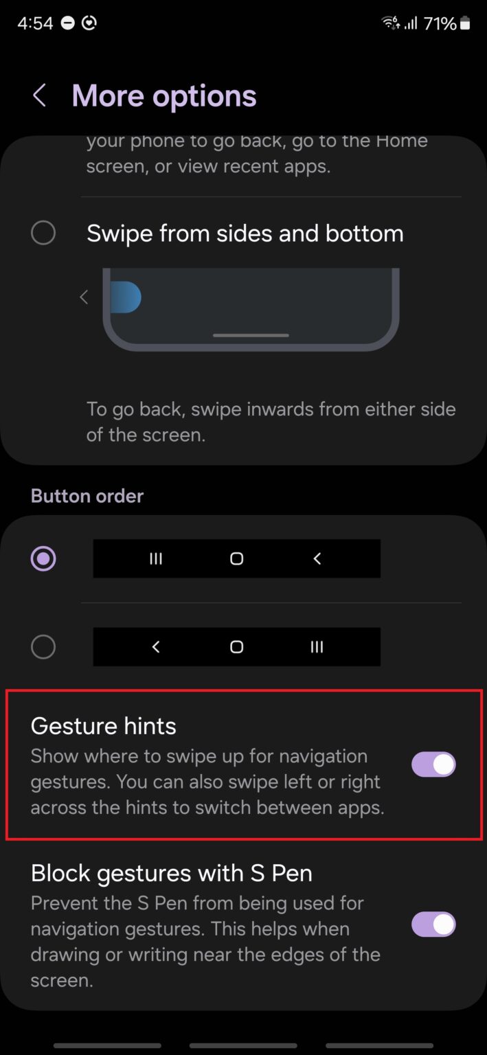 How to get Samsung navigation gestures back on One UI 6.1 - SamMobile
