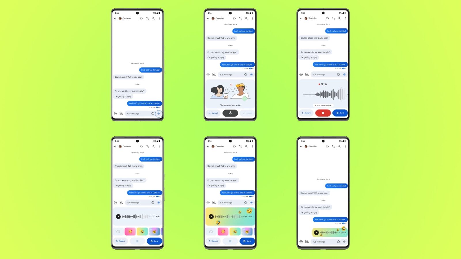Google Messages rolling out new audio recorder and Voice Moods more ...