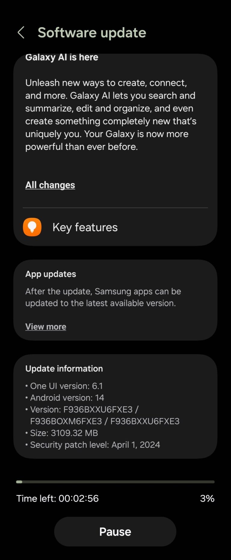Samsung Galaxy Z Fold 4 Gets One Ui 6 1 Update In India Sammobile