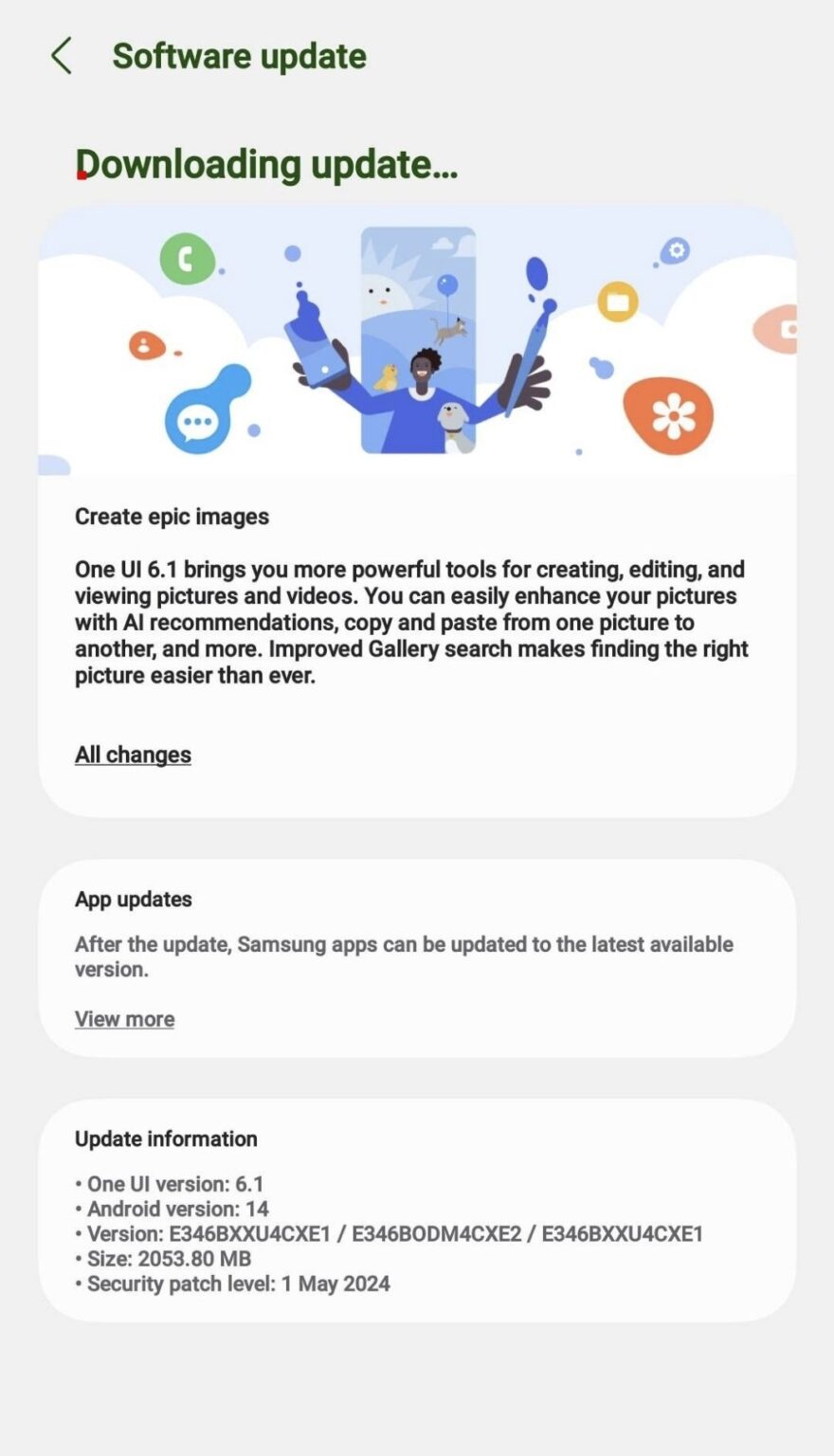 Galaxy A13 5G and Galaxy F34 get One UI 6.1 update - SamMobile