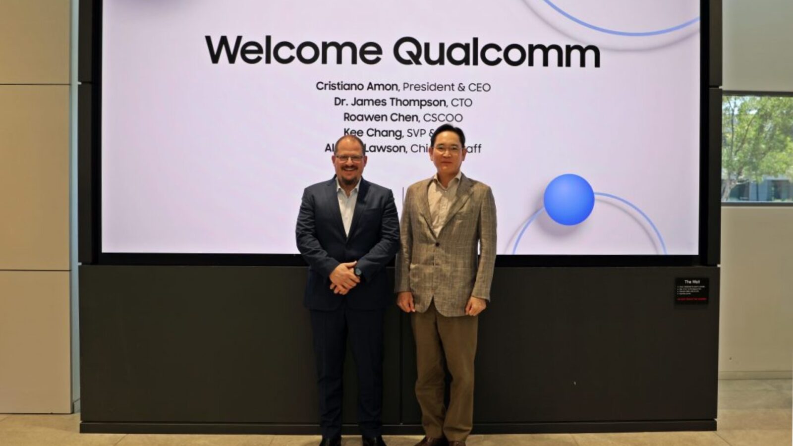 Samsung boss meets Amazon, Meta, and Qualcomm CEOs in the USA - SamMobile