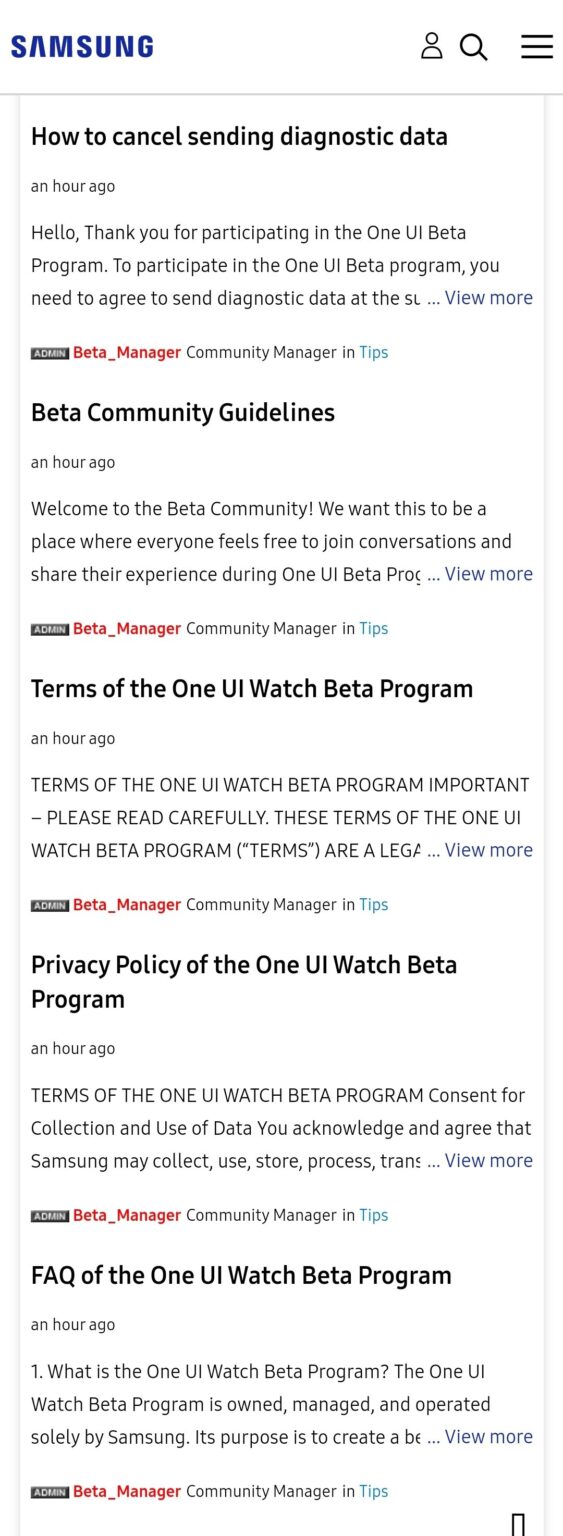 One UI 6 Watch Beta update release for Galaxy Watches imminent in USA ...
