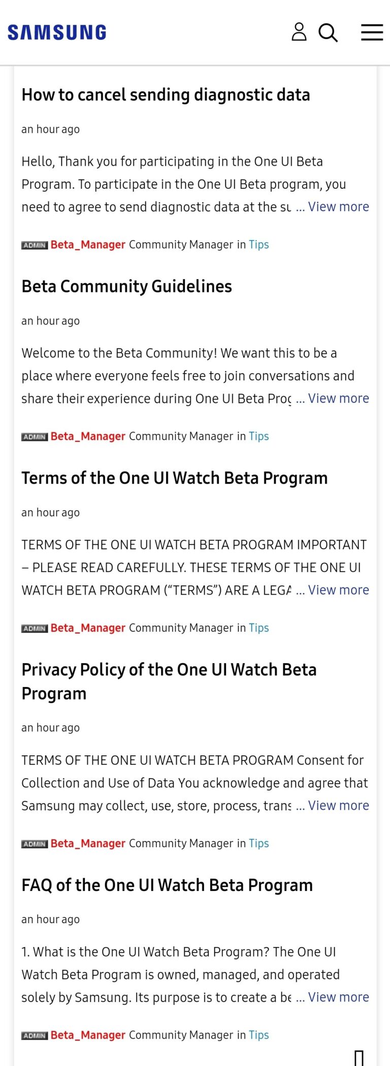One UI 6 Watch Beta update release for Galaxy Watches imminent in USA ...