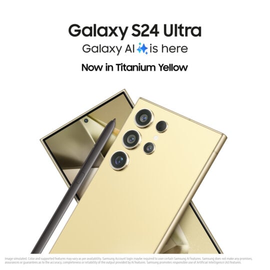 Titanium Yellow Galaxy S24 Ultra is finally available in India - SamMobile