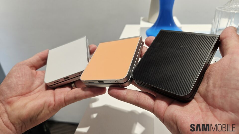 Galaxy Z Fold 6 and Flip 6 exclusive colors include a carbon-like ...