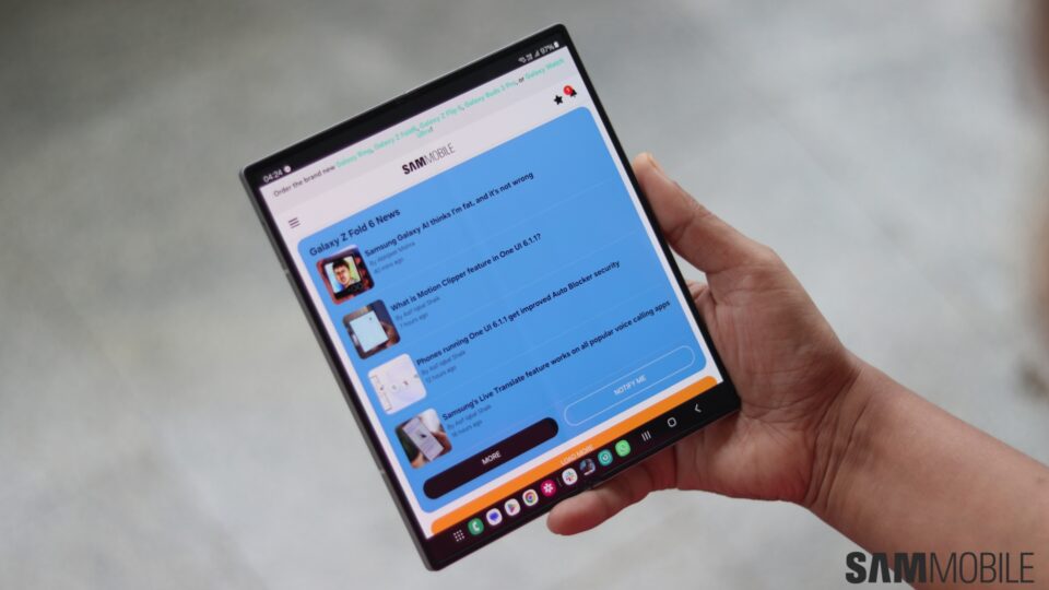 Samsung Galaxy Z Fold 6 review: The art of refinement - SamMobile