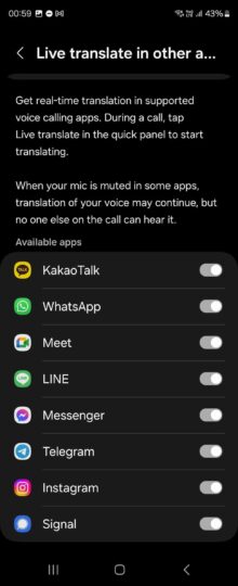 Samsung's Live Translate works on all popular messaging apps - SamMobile