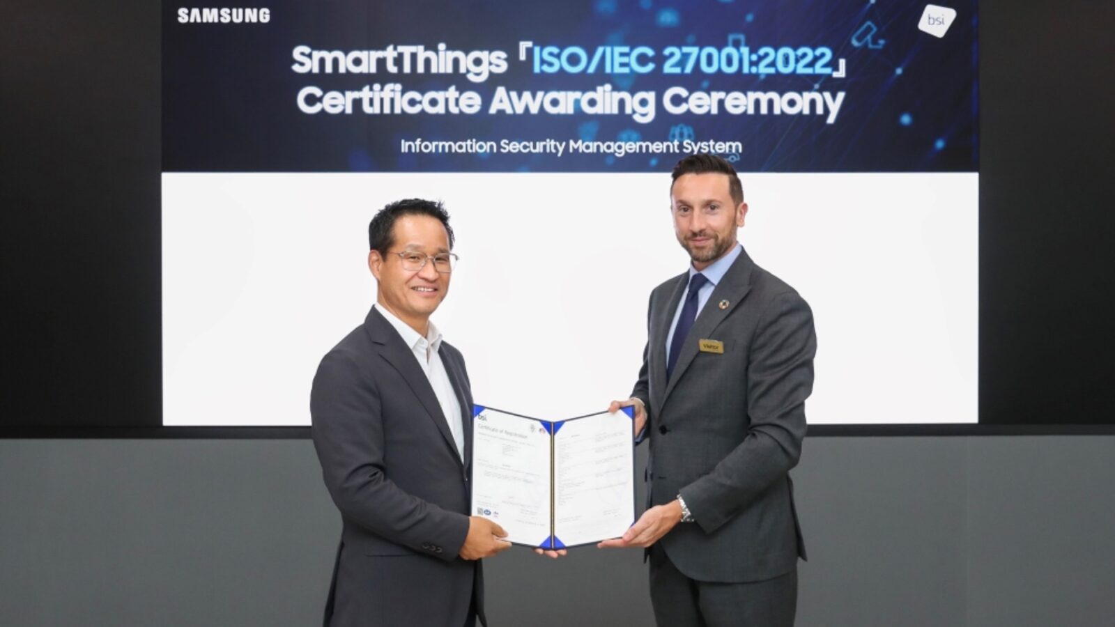 Samsung SmartThings receives ISO 27001 Certification for security ...