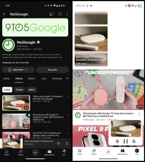 YouTube is getting a much better looking mini player on Android - SamMobile