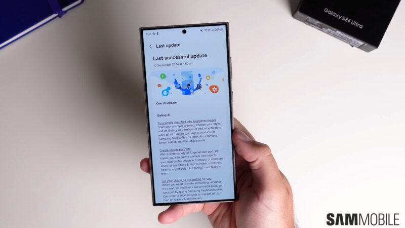 Check out One UI 6.1.1 live on the Samsung Galaxy S24 Ultra - SamMobile