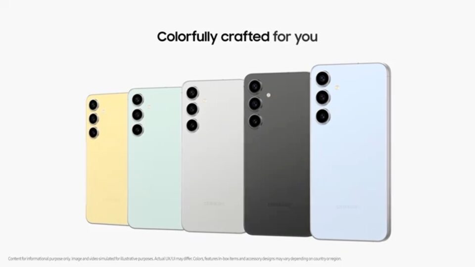 Which colors will the Samsung Galaxy S24 FE be available in? - SamMobile