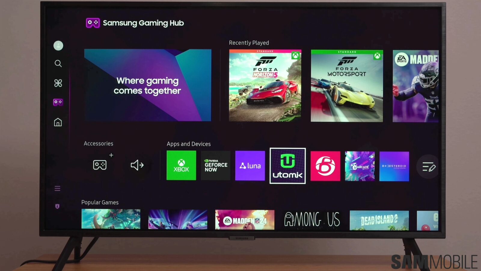 Hidden app store in One UI for Samsung TVs is unlike anything else ...