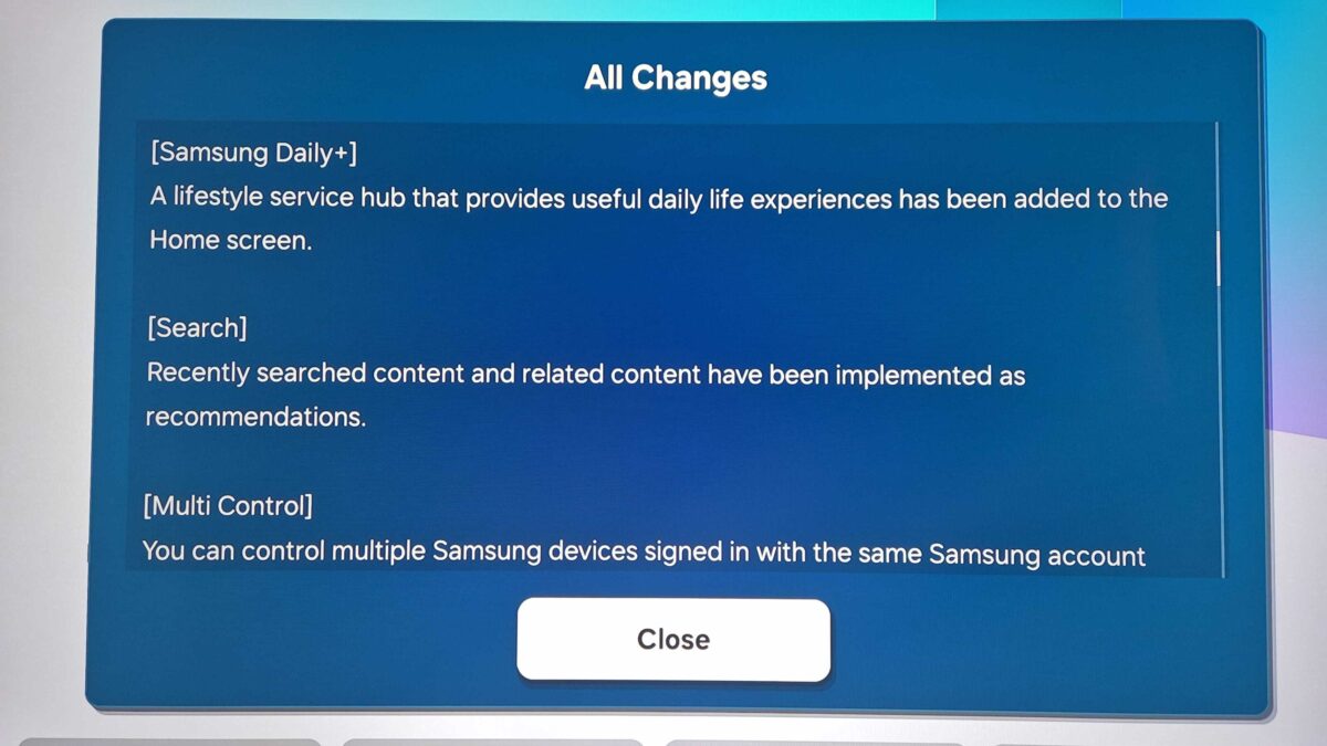 Tizen 8 One UI update is rolling out on Samsung TVs in Europe - SamMobile