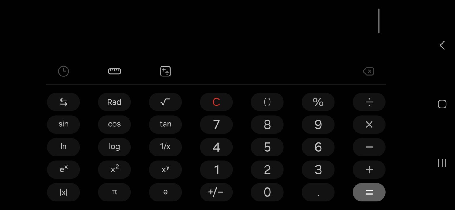 This is how the Calculator looks on One UI 7, feel free to try it out ...